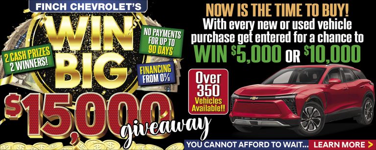 Promos - Finch Chevrolet